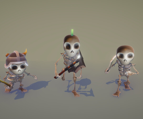 ArtStation - Skeleton soldiers | Resources
