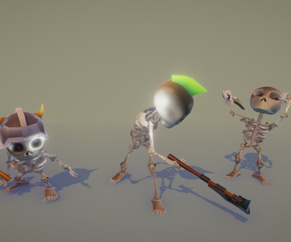 ArtStation - Skeleton soldiers | Resources