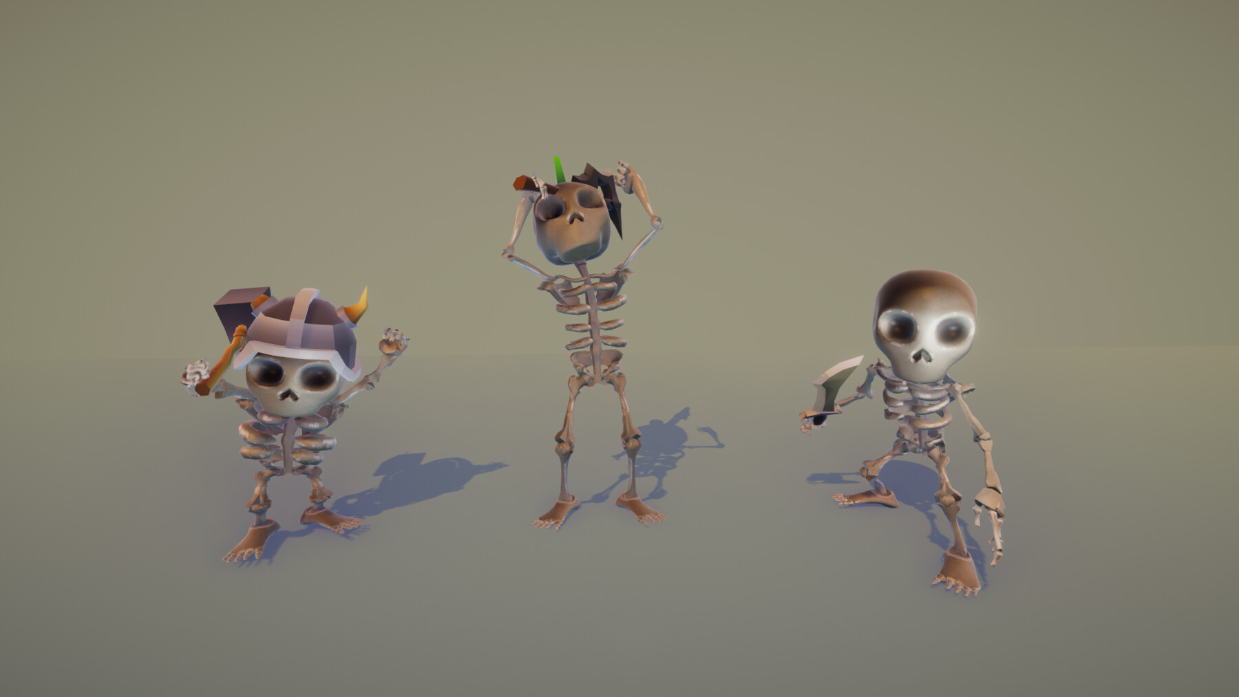 ArtStation - Skeleton soldiers | Resources