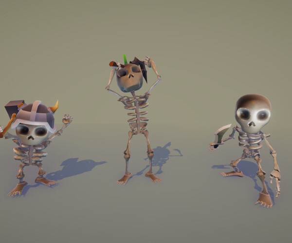 ArtStation - Skeleton soldiers | Resources