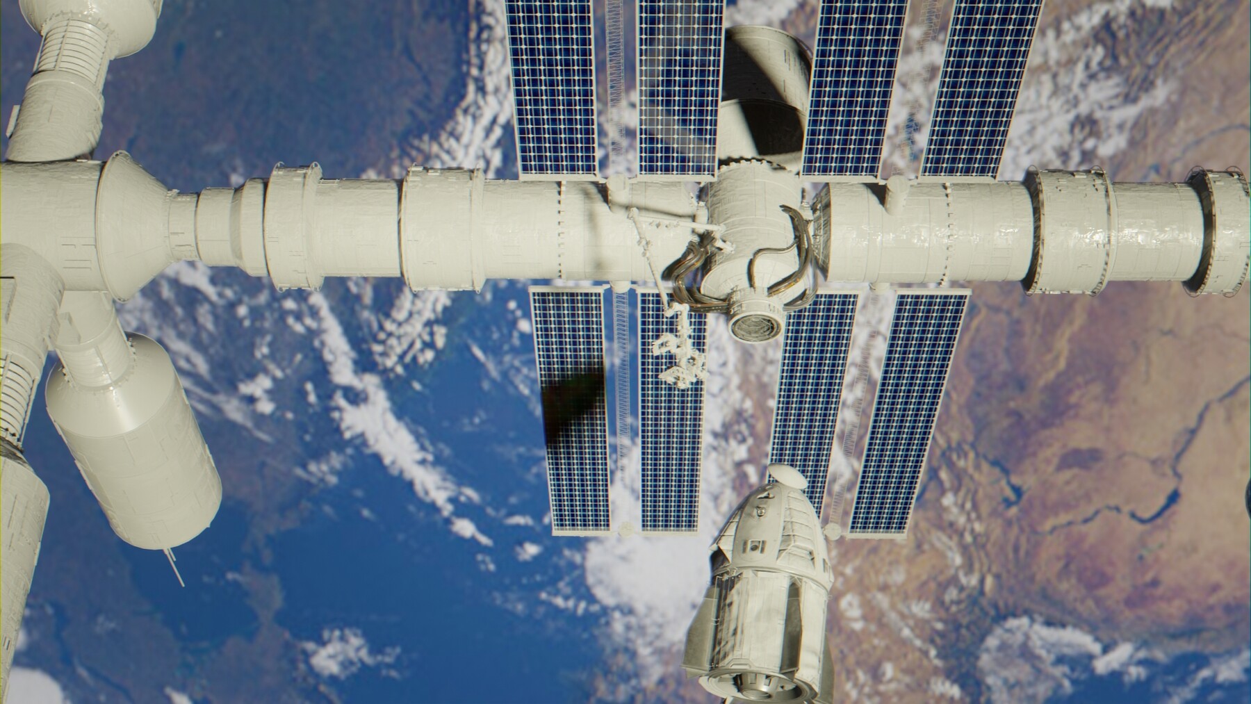 ArtStation - Docking spaceship | Resources