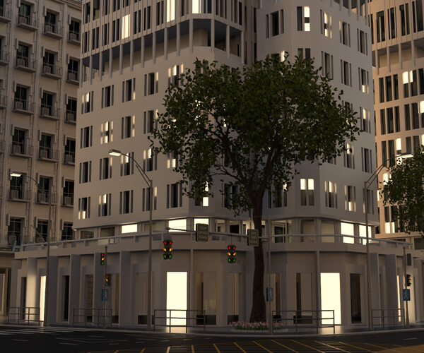 ArtStation - City Intersection 102 | Resources