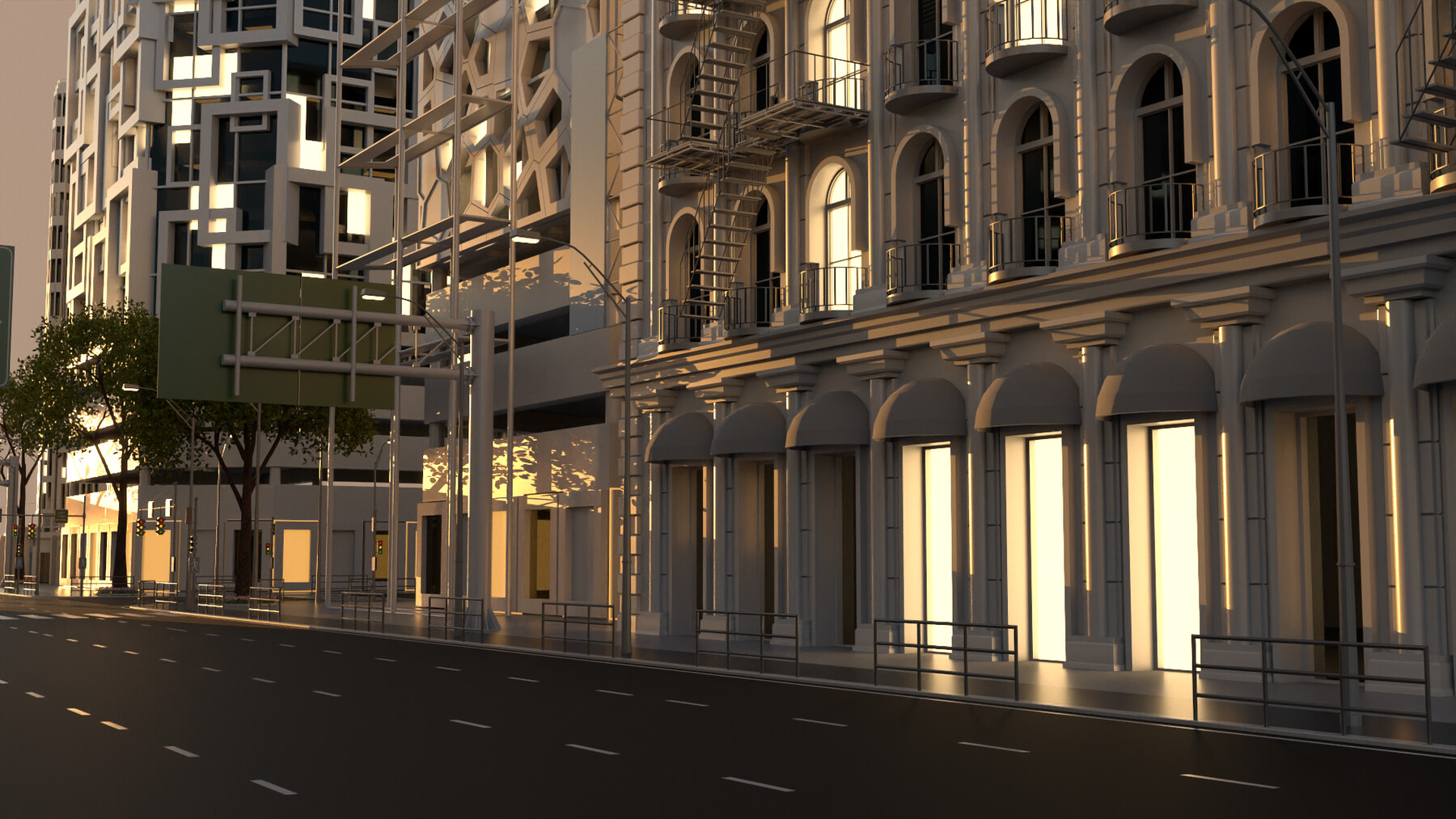 ArtStation - City Intersection 102 | Resources