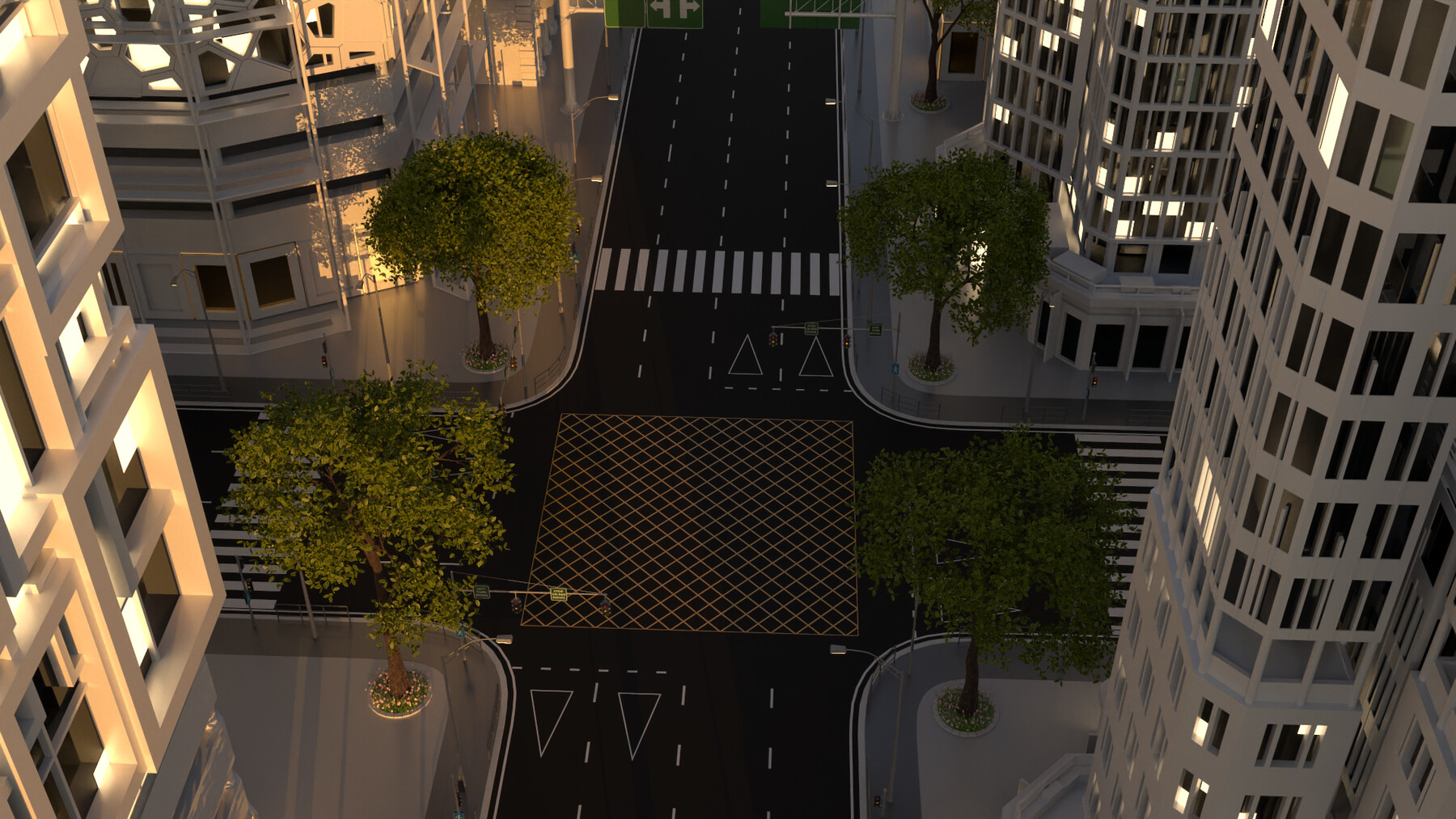 ArtStation - City Intersection 102 | Resources