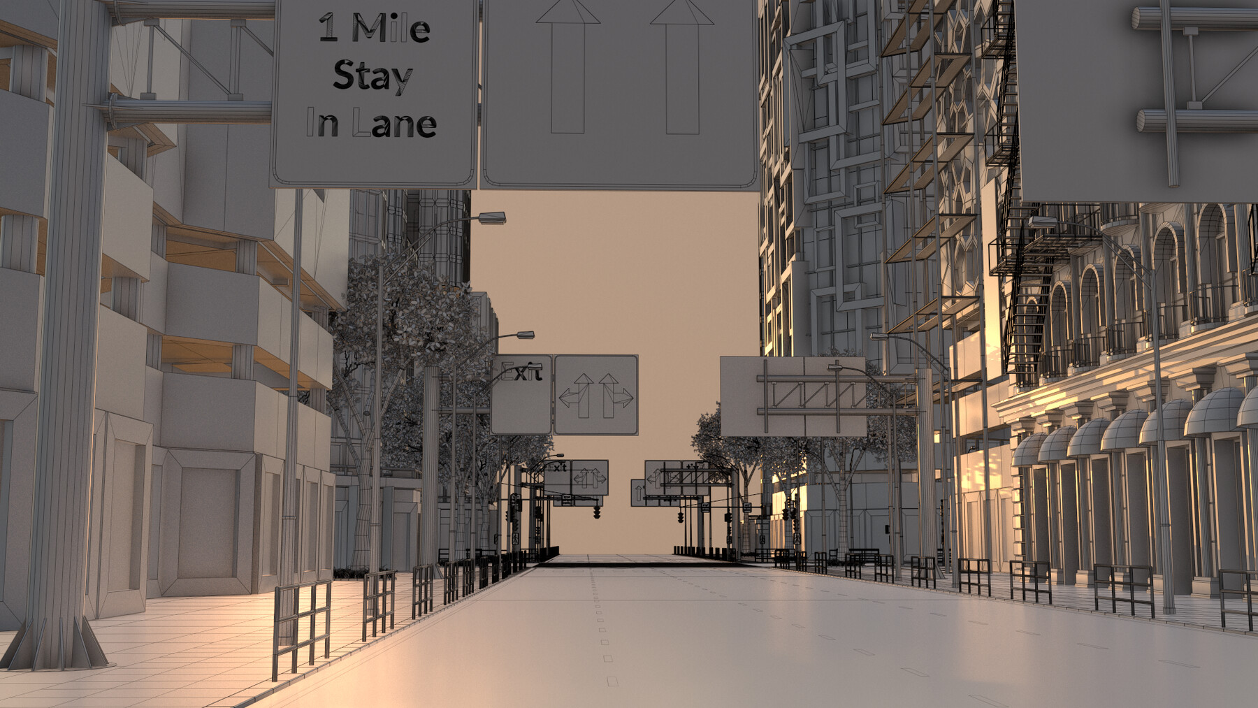 ArtStation - City Intersection 102 | Resources