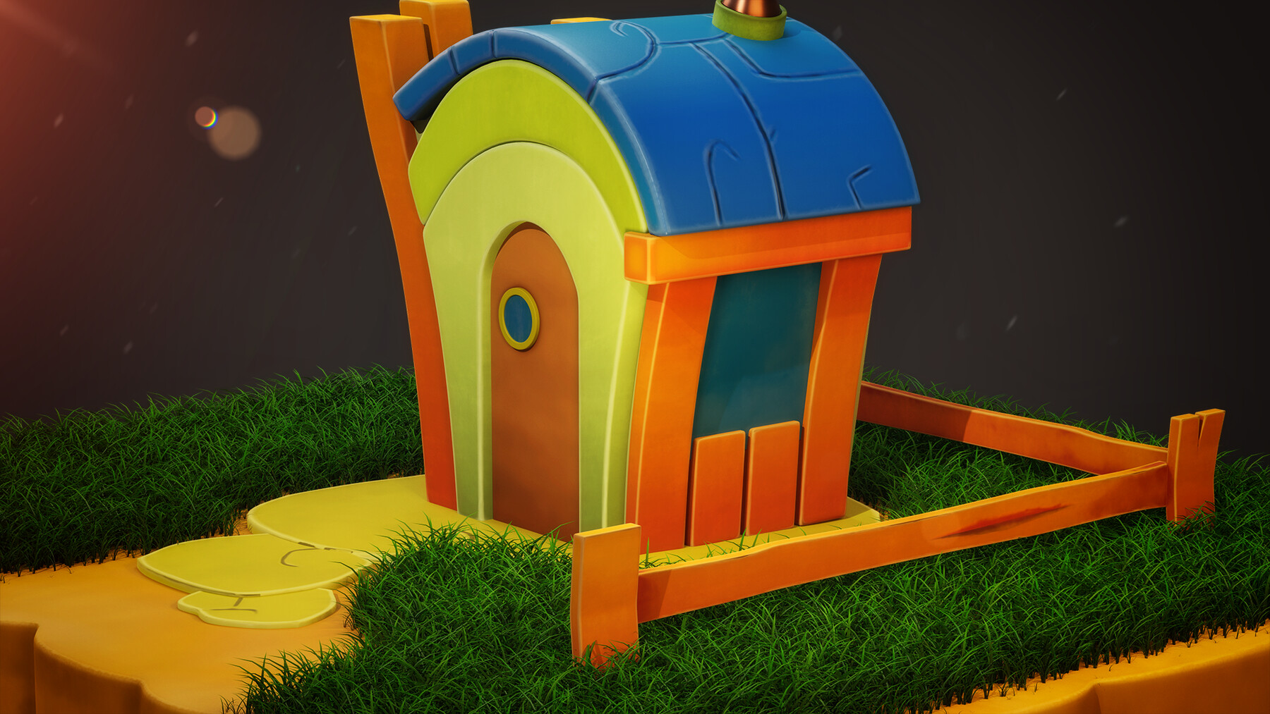 ArtStation - Stylized Farm house | Game Assets