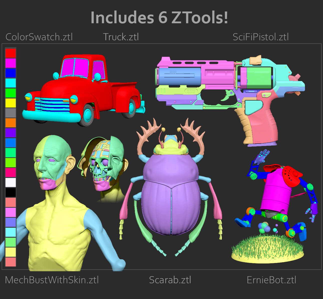 ArtStation - No UV 3D Look Dev for Concept & Illustration | Tutorials