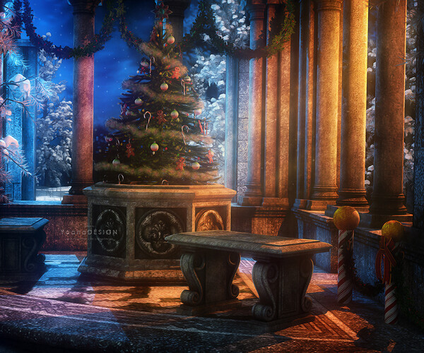 ArtStation - Dark Christmas 2020 Wallpaper | Artworks