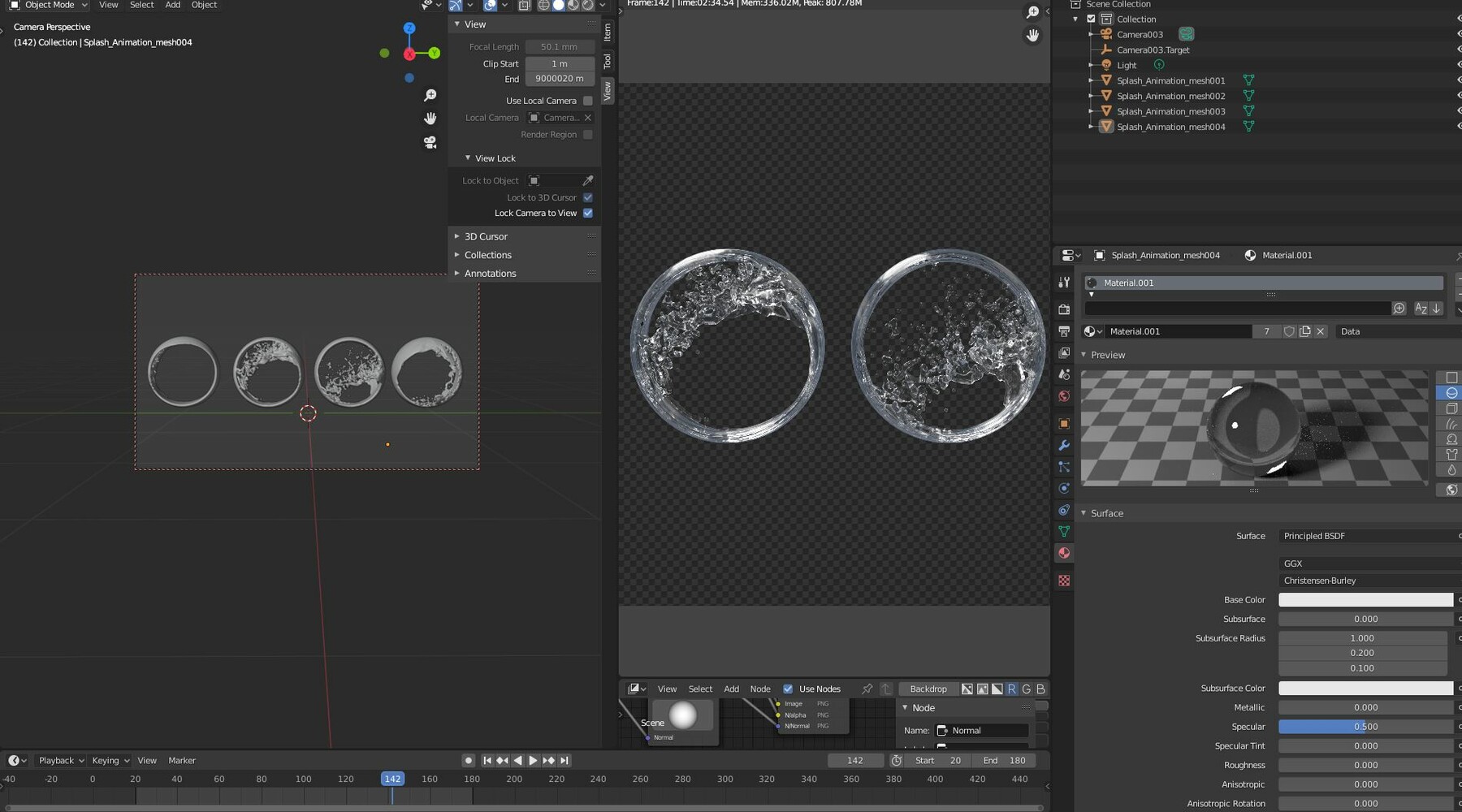 ArtStation - Water Splash Circle Animation | Resources