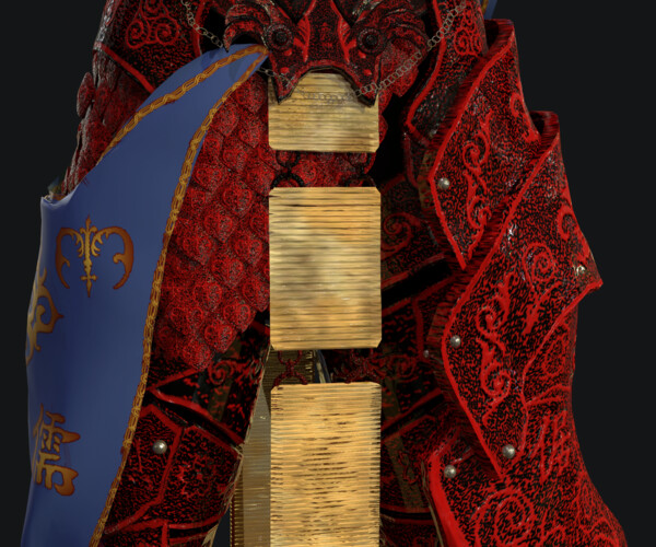 ArtStation - Red Samurai Armor | Resources