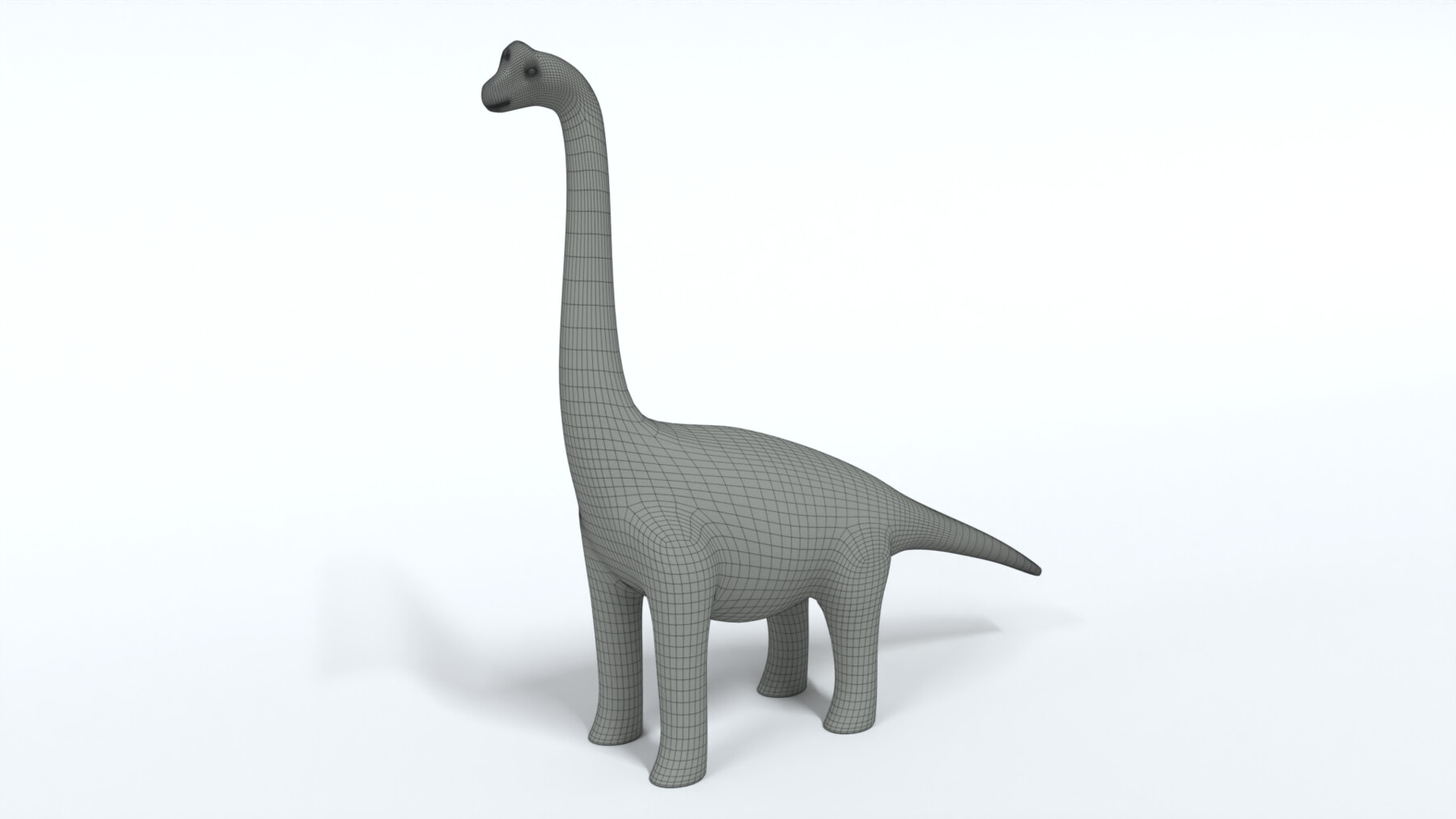 ArtStation - Cartoon Brachiosaurus Dinosaur | Game Assets