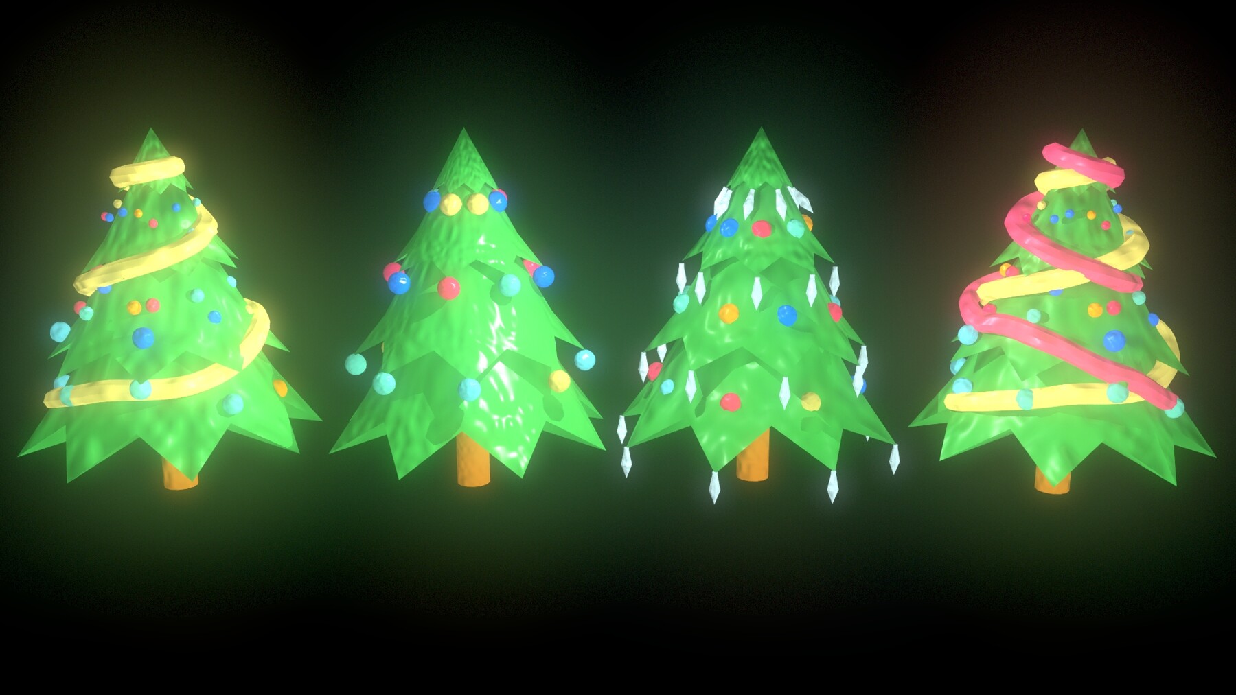ArtStation - Christmas Low poly assets | Game Assets