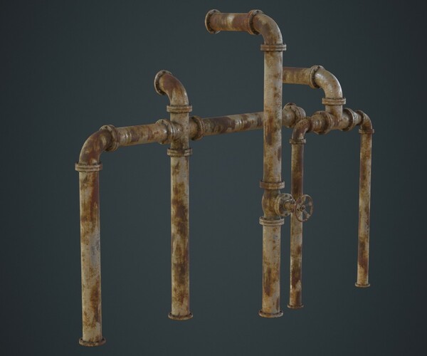 ArtStation - Industrial Pipes 2D | Game Assets