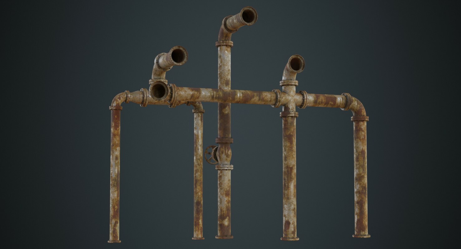 ArtStation - Industrial Pipes 2D | Game Assets