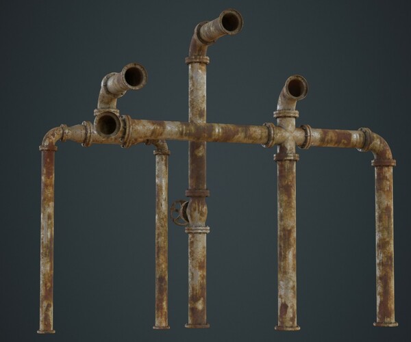 ArtStation - Industrial Pipes 2D | Game Assets