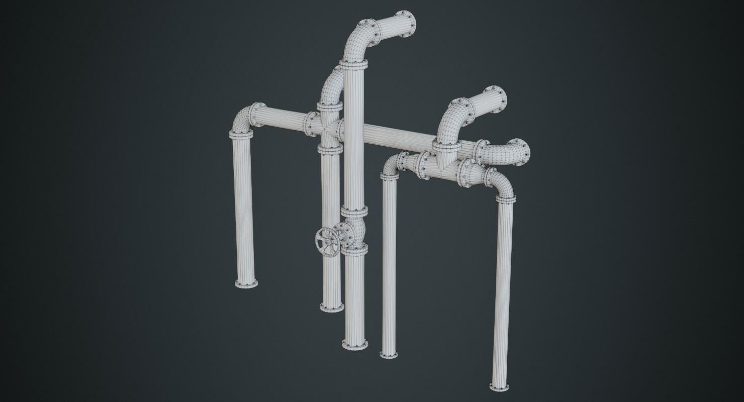 ArtStation - Industrial Pipes 2D | Game Assets