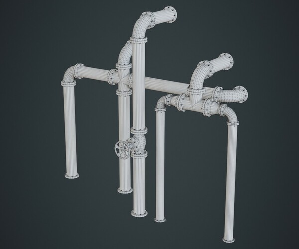 ArtStation - Industrial Pipes 2D | Game Assets