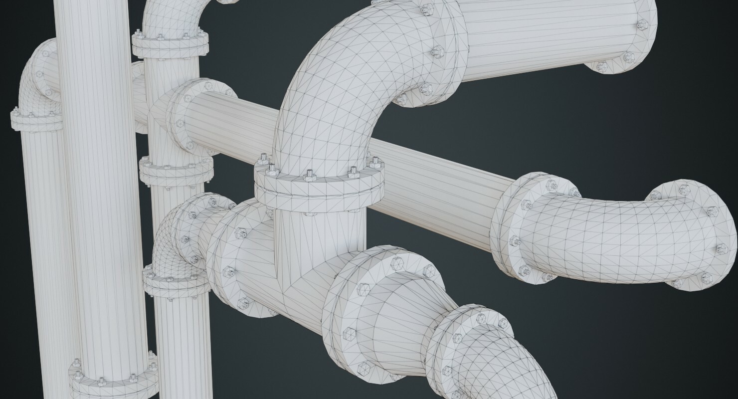 ArtStation - Industrial Pipes 2D | Game Assets