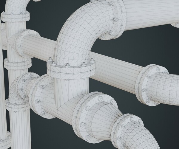 ArtStation - Industrial Pipes 2D | Game Assets