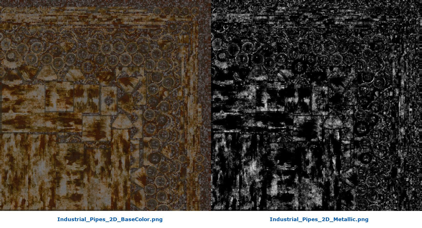 ArtStation - Industrial Pipes 2D | Game Assets