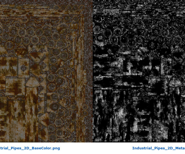 ArtStation - Industrial Pipes 2D | Game Assets