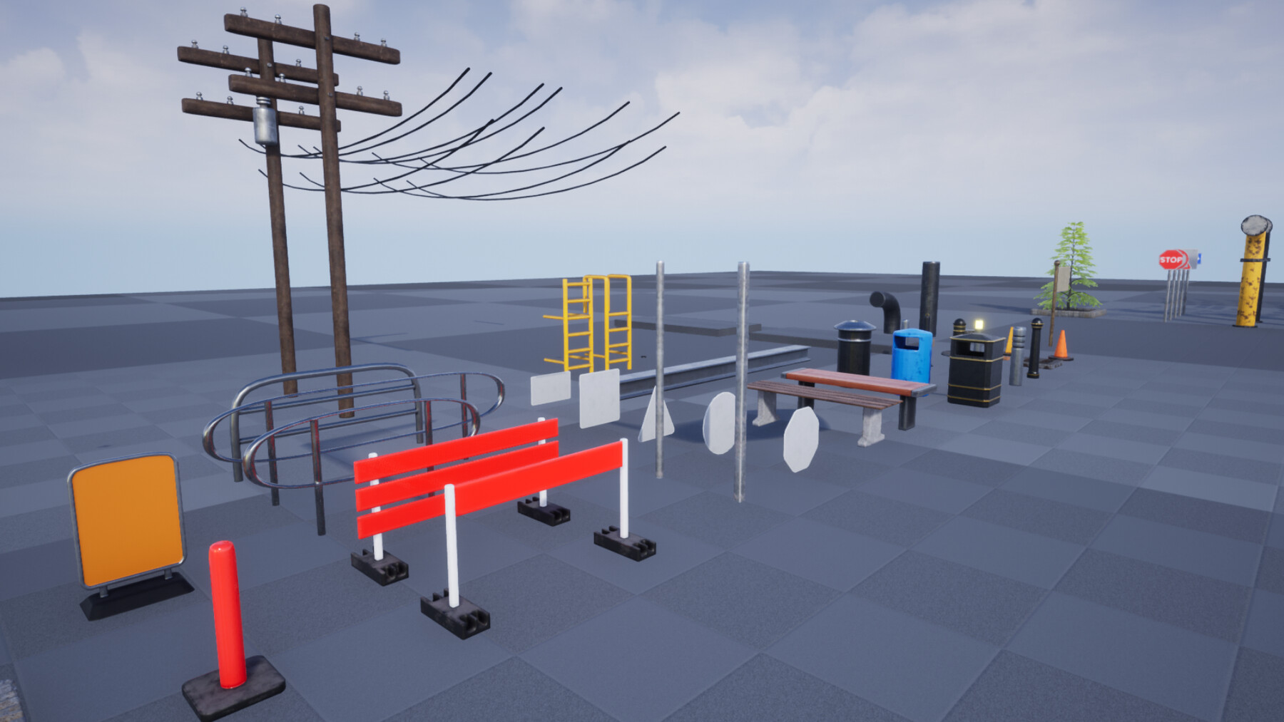 ArtStation - Street Props Vol 1 For Unreal Engine | Game Assets