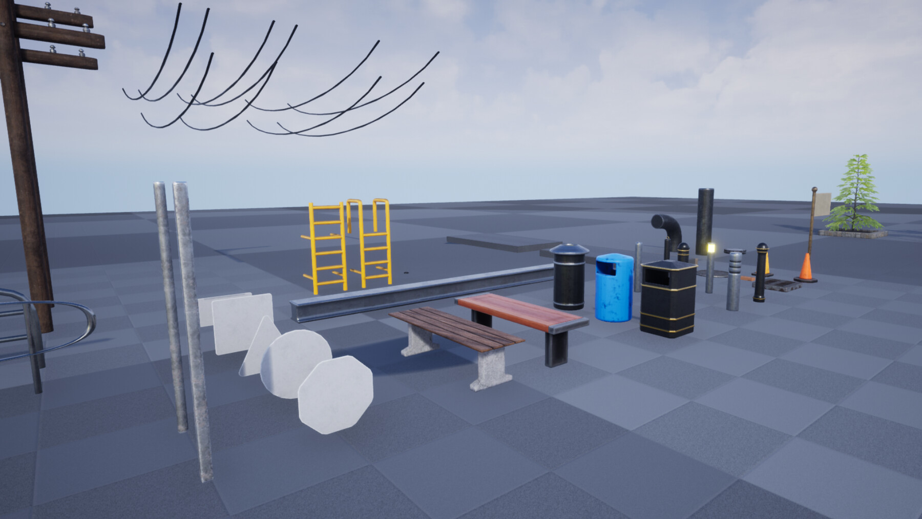 ArtStation - Street Props Vol 1 For Unreal Engine | Game Assets