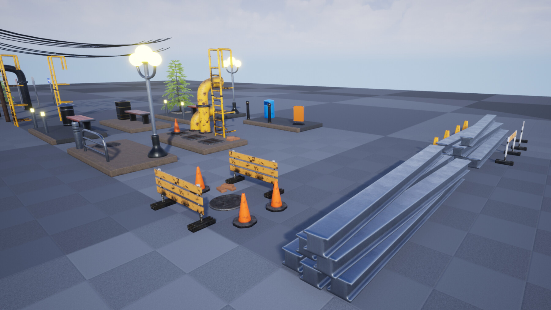 ArtStation - Street Props Vol 1 For Unreal Engine | Game Assets