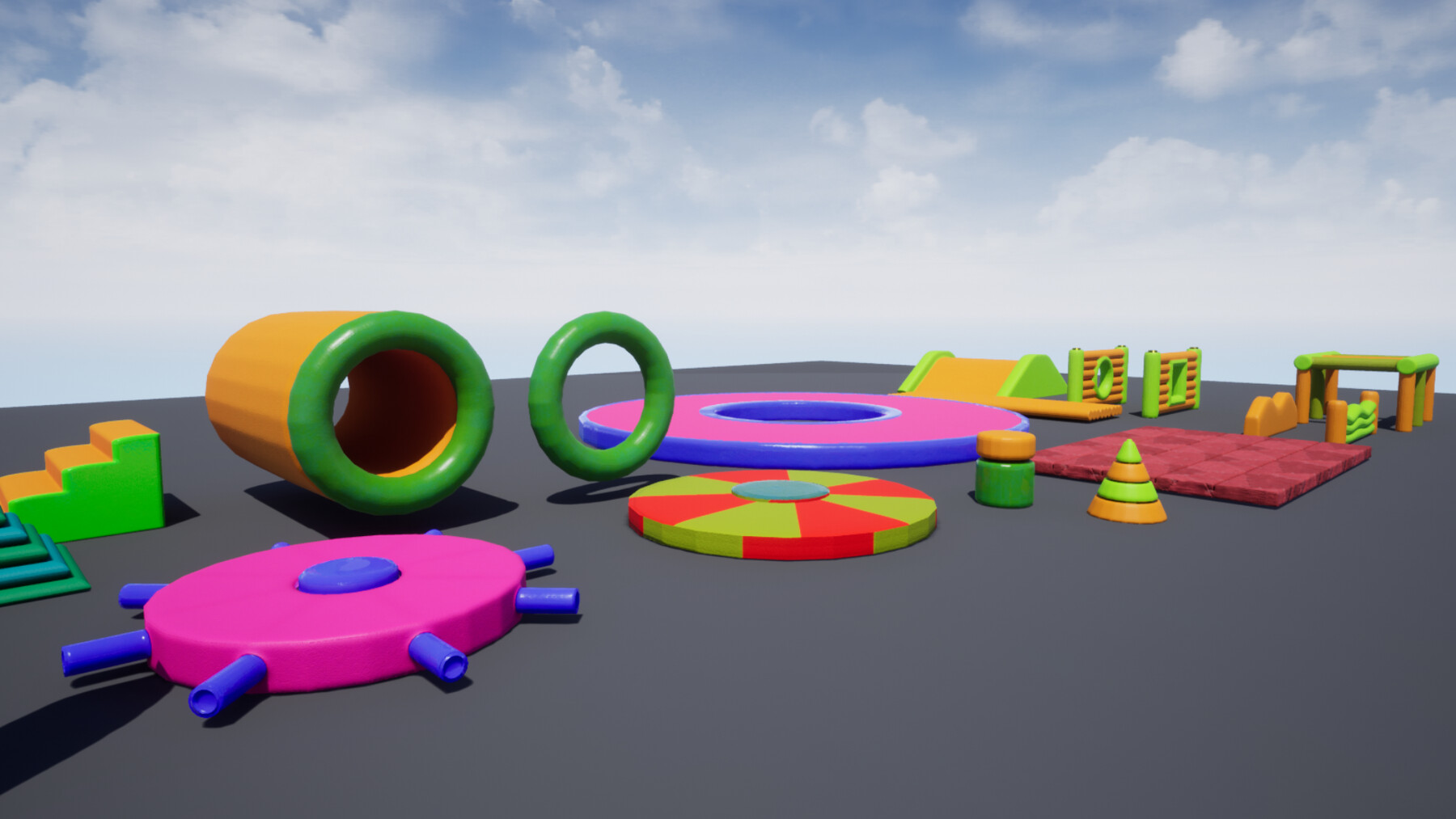 ArtStation - Fun Obstacle Course Expansion For Unreal Engine | Game Assets