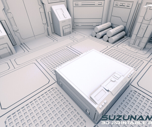 ArtStation - 3D Printable OpenLOCK Compatible Tiles - Battle Submarine ...