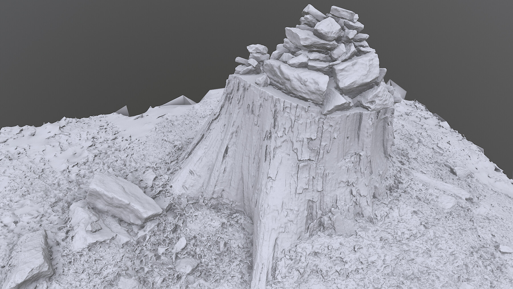 ArtStation - Photoscan_OBJ_0083_only HighPoly Mesh (16K Texture) | Game ...