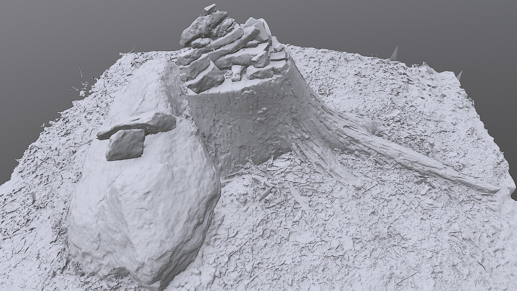 ArtStation - Photoscan_OBJ_0084_only HighPoly Mesh (16K Texture) | Game ...