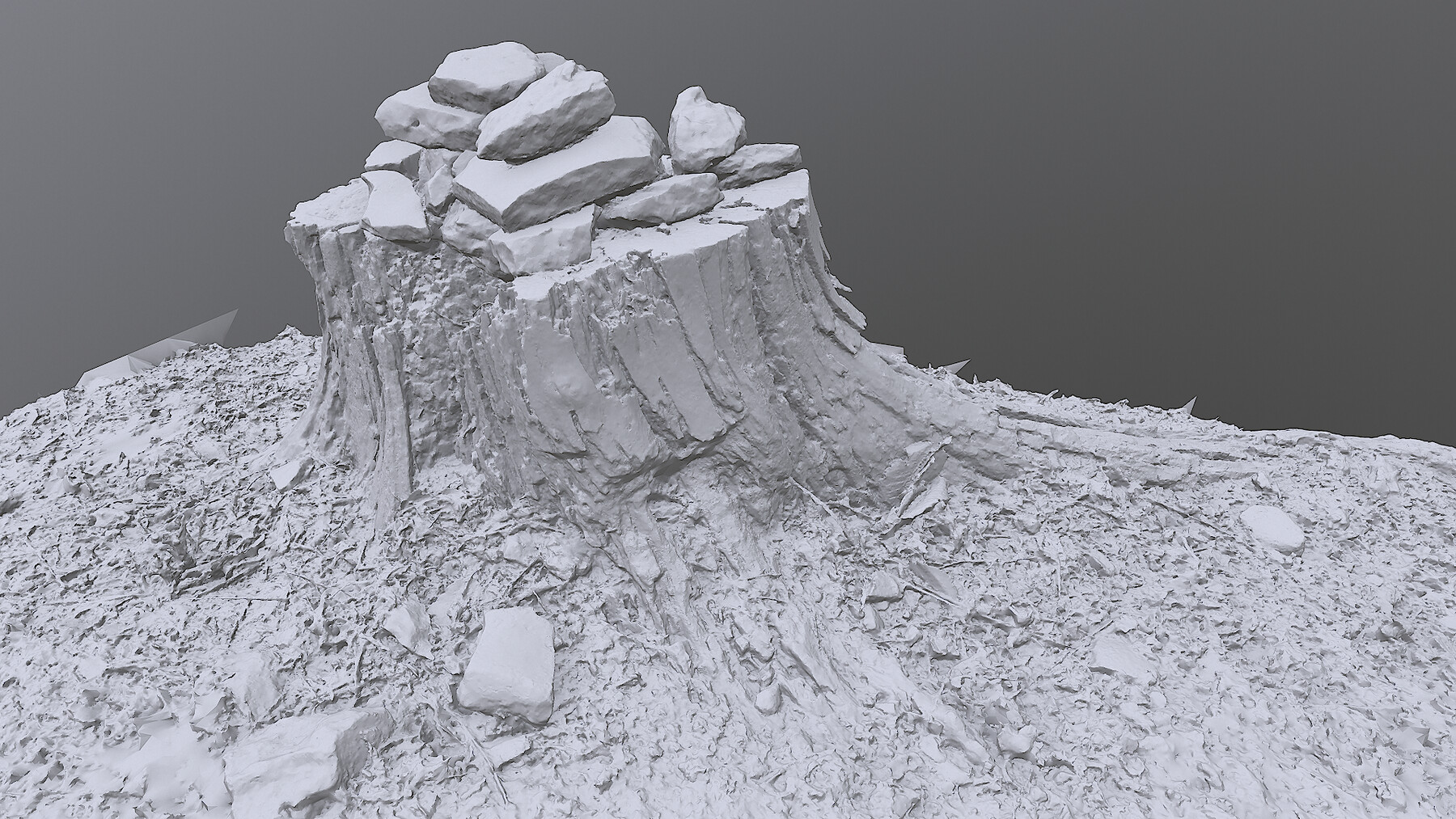 ArtStation - Photoscan_OBJ_0085_only HighPoly Mesh (16K Texture) | Game ...