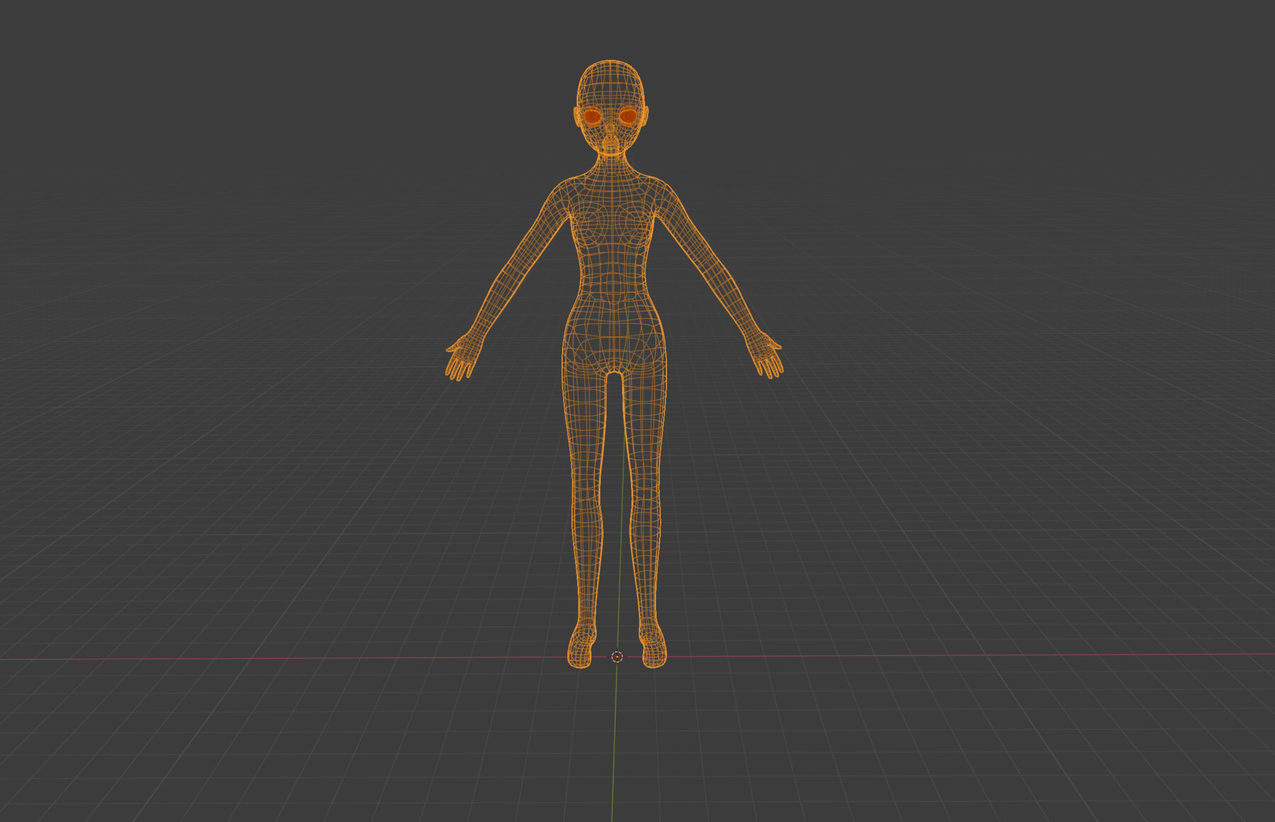 ArtStation - Female Base Mesh with Anime Proportions | Resources