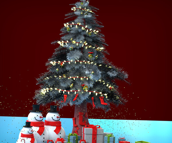 ArtStation - IMM Christmas Brush zbrush Merry Christmas | Brushes