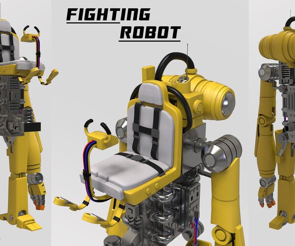 ArtStation - Robot character 3d model | Game Assets