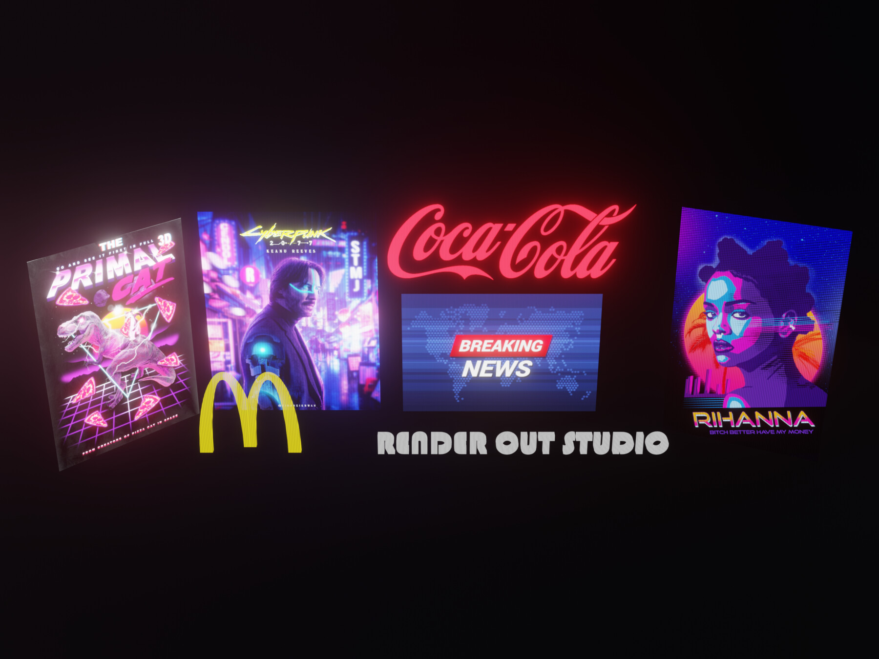 ArtStation - Cyberpunk 2041 | Game Assets