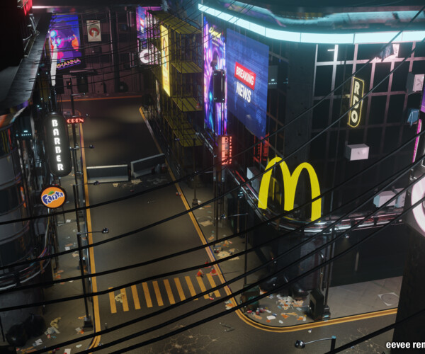 ArtStation - Cyberpunk 2041 | Game Assets