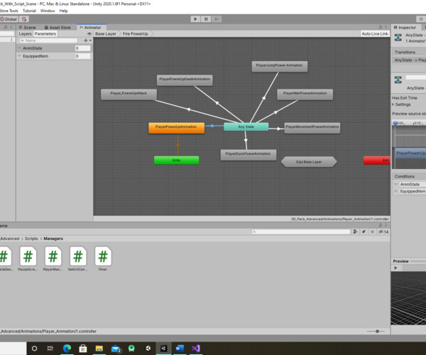 ArtStation - 2D Starter Sprite Pack With Scripts | Game Assets