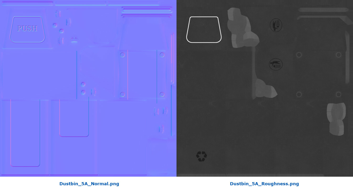 ArtStation - Dustbin 5A | Game Assets