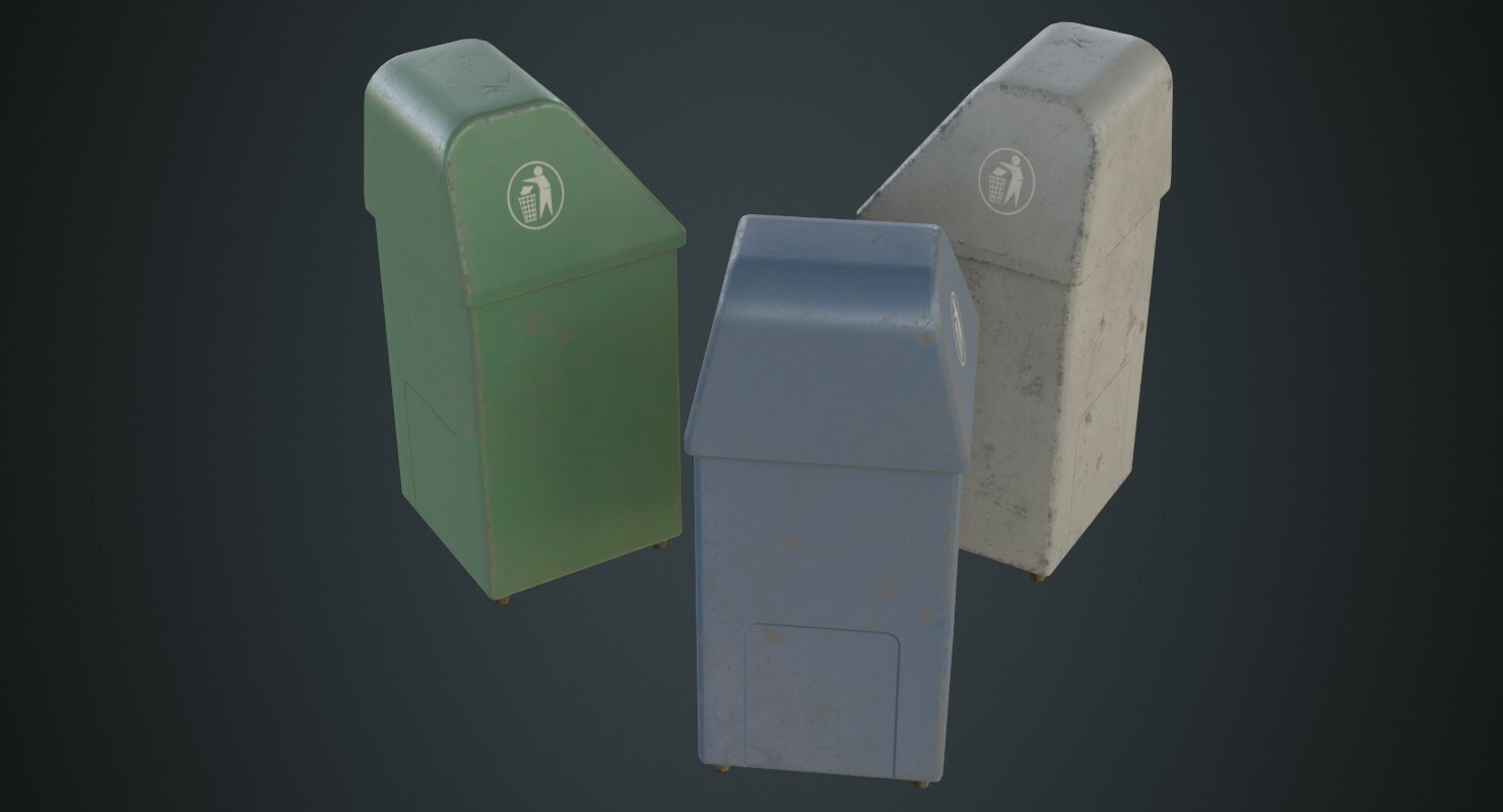 ArtStation - Dustbin 5B | Game Assets