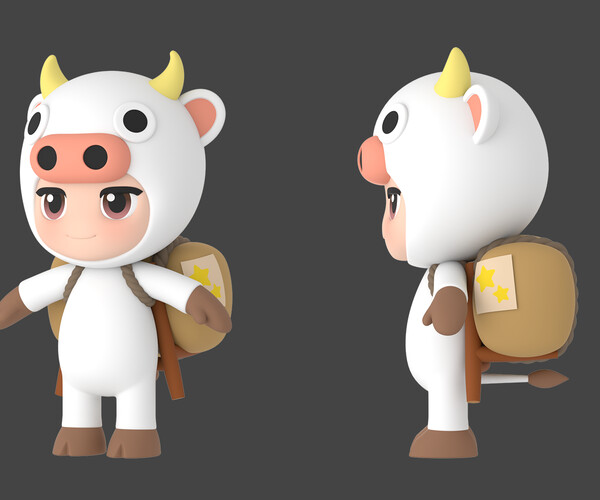 ArtStation - Hello, Lucky Cow | Resources