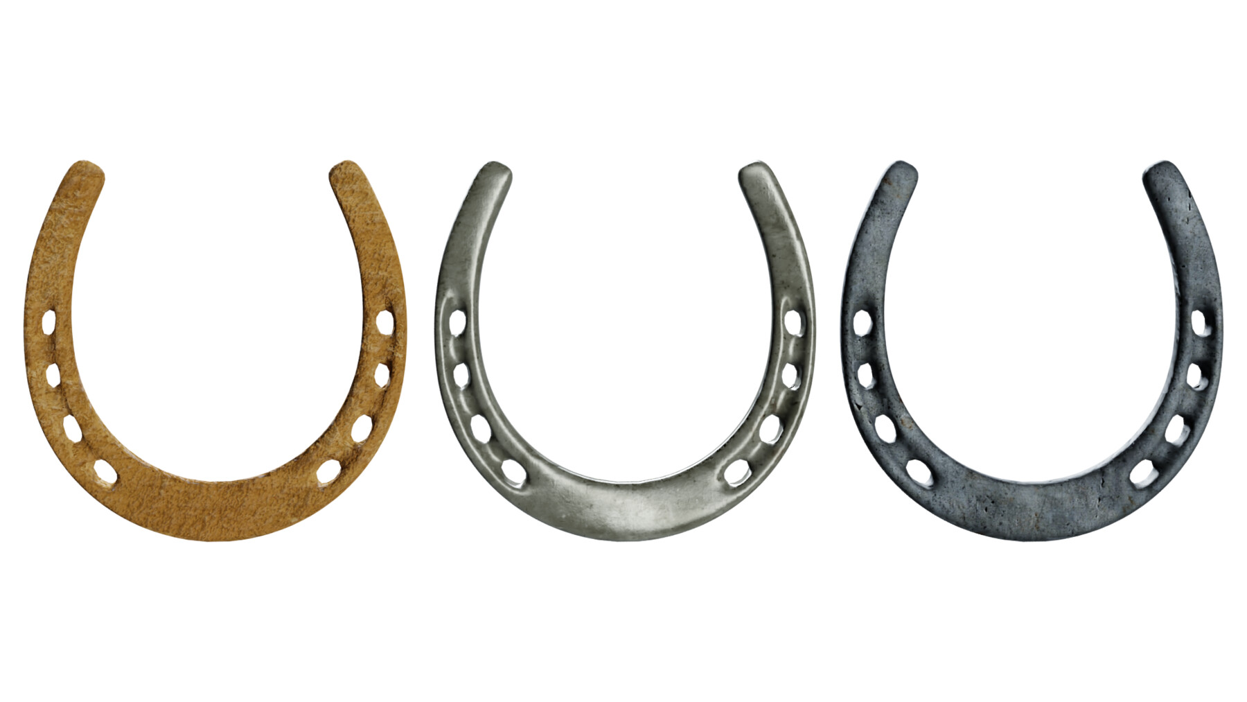 ArtStation - Horseshoe Collection Low-poly 3D model | Resources