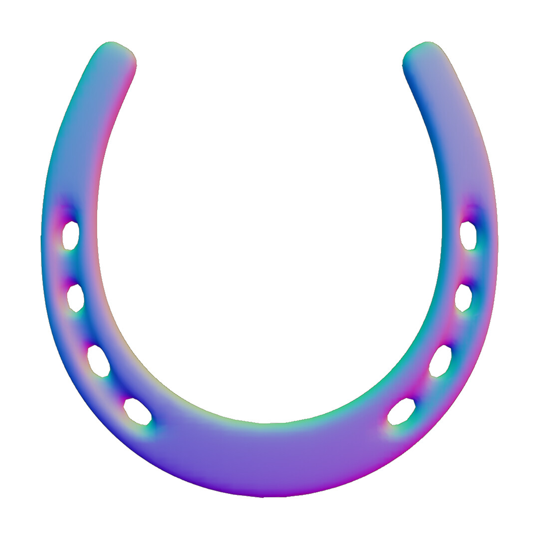 ArtStation - Horseshoe Collection Low-poly 3D model | Resources