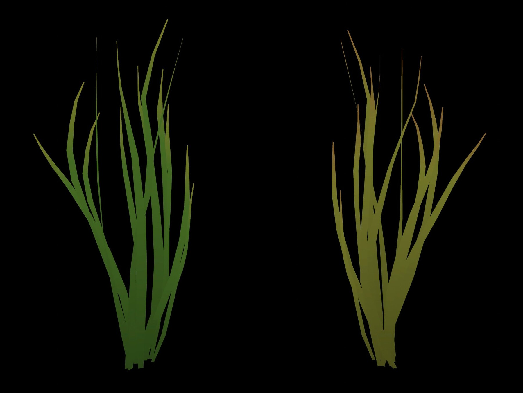 ArtStation - Cartoon Grass Animated Dry and Fresh Low-poly 3D model ...