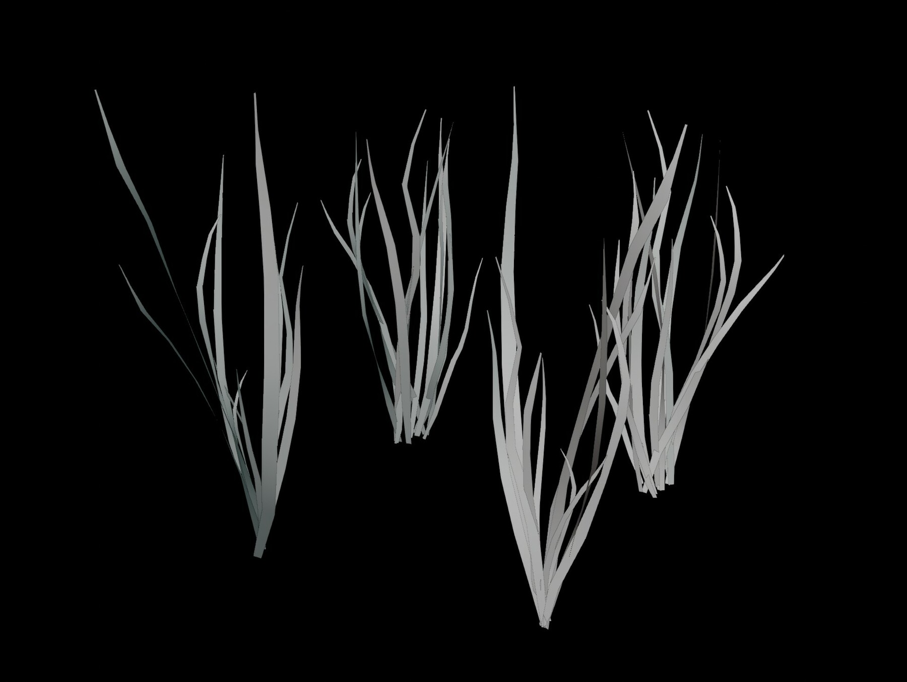 Artstation Cartoon Grass Animated Dry And Fresh Low Poly 3d Model Game Assets