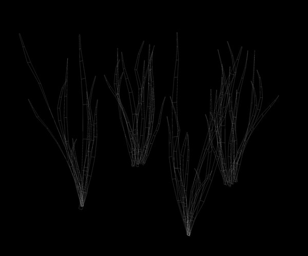 ArtStation - Cartoon Grass Animated Dry and Fresh Low-poly 3D model ...