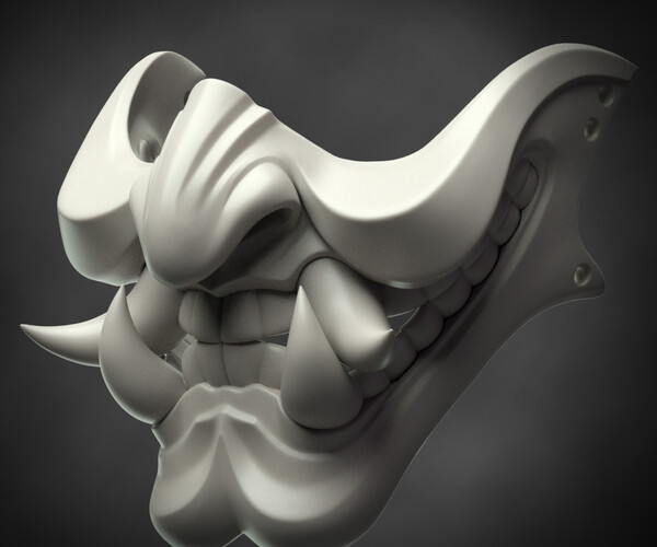 ArtStation - Hannya Ninja Mask (For 3d Printing) | Resources
