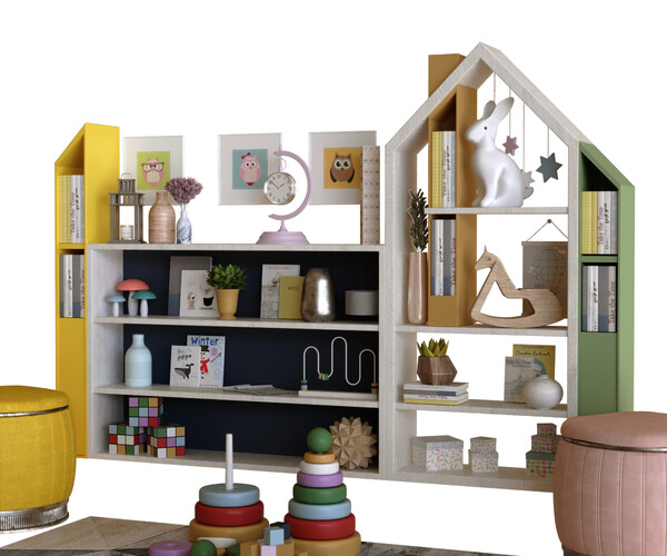 ArtStation - children decor set 005 | Resources