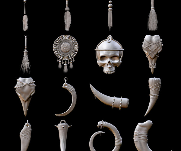 ArtStation - Character Accessories Pack | Brushes